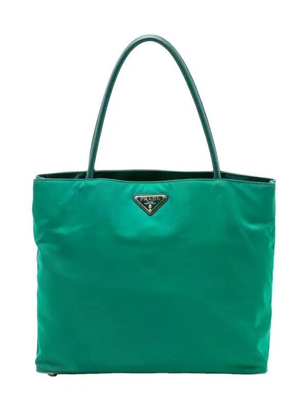 Prada 2013-2025 Tessuto Tote Bag - Green