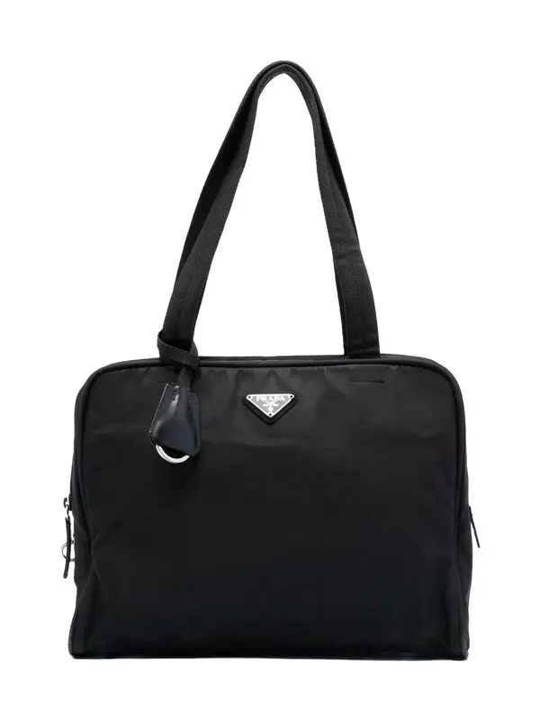 Prada 2000-2012 Tessuto Tote Bag - Black