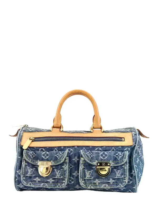 LOUIS VUITTON Neo Speedy Handbag Denim - Blue