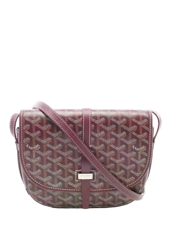 Goyard 2010-2025 Goyardine Belvedere Pm Crossbody Bag - Red