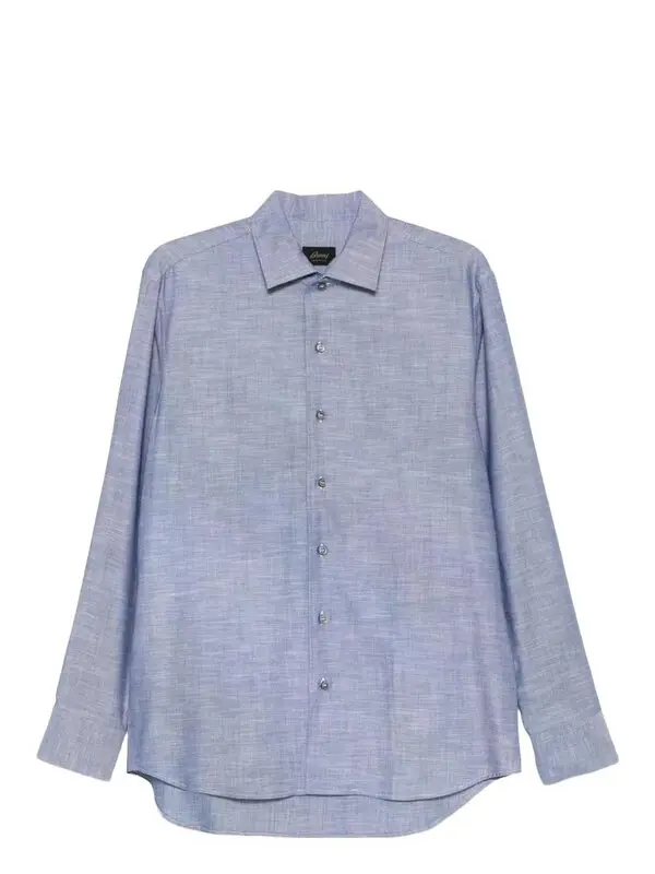 Brioni Buttoned Marcelo Shirt - Blue