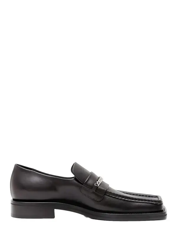 Martine Rose Chain-detail Loafers - Black