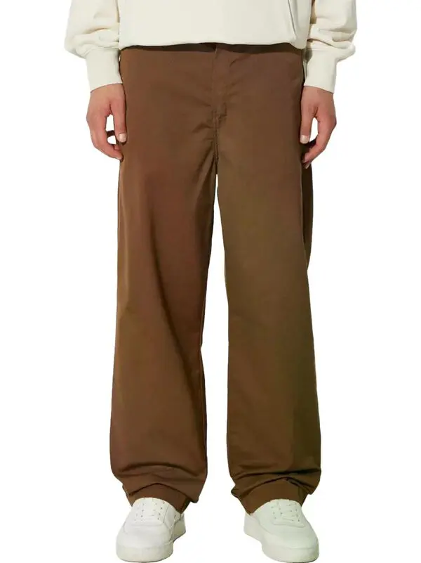 Carhartt Work In Progress Logo-patch Trousers - Brown