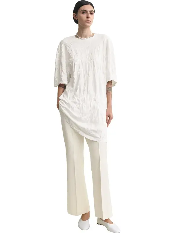TOTEME Relaxed Tee Dress - Off-white