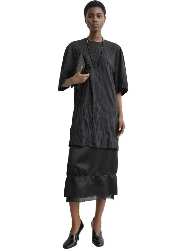 TOTEME Relaxed Tee Dress - Black