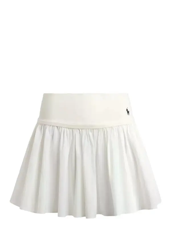 Polo Ralph Lauren Lila Logo-waistline Skirt - White