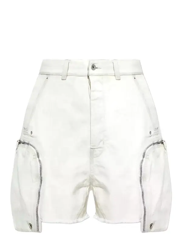 Rick Owens Zip-pocket Shorts - Neutrals