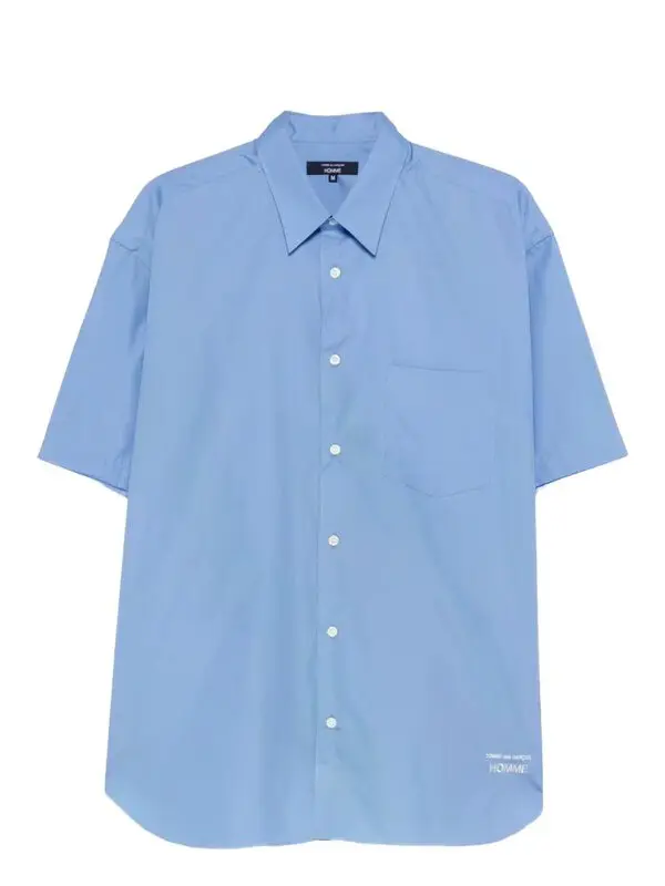 Comme Des Garçons Short-sleeve Shirt - Blue