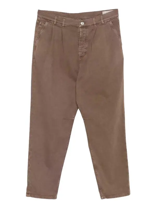 Brunello Cucinelli Pleated Trousers - Brown