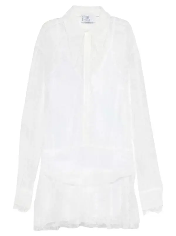 Giuseppe Di Morabito Lace Mini Dress - White