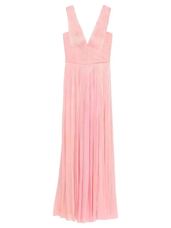 Costarellos Anilia V-neck Maxi Dress - Pink