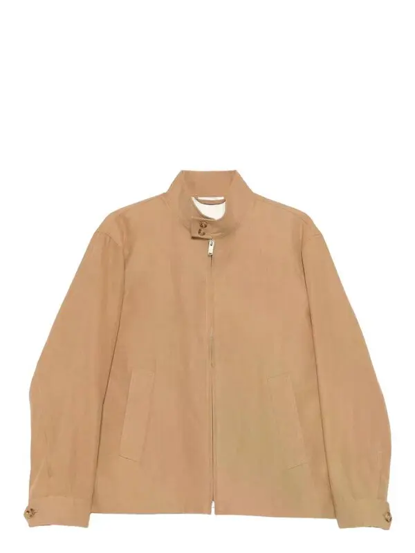 LARDINI Zip-front Jacket - Neutrals