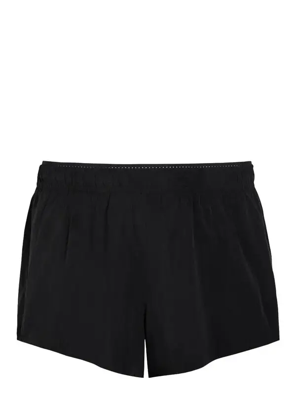 LITERARY SPORT Perforated Shorts - Black