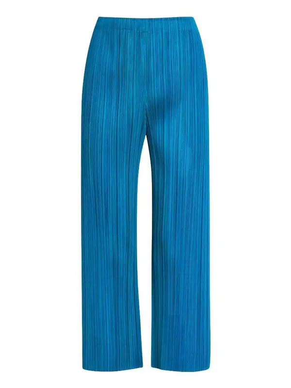 Issey Miyake Pleated Trousers - Blue