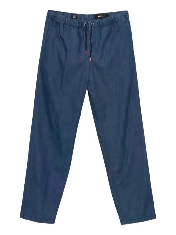Kiton Drawstring Trousers - Blue