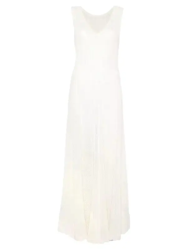 Eric Bompard Sleeveless Maxi Dress - Neutrals