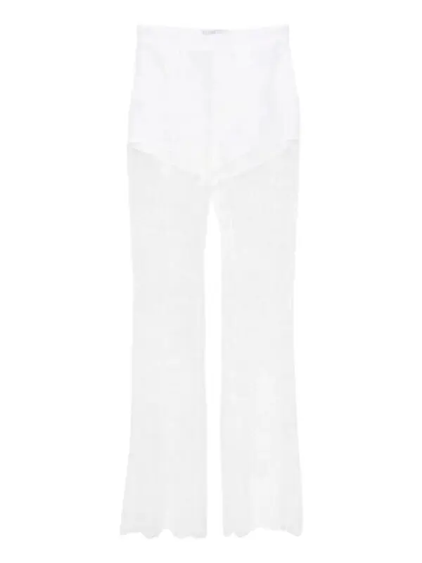 Giuseppe Di Morabito Lace Trousers - White