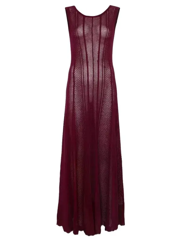 Eric Bompard Sleeveless Maxi Dress - Purple