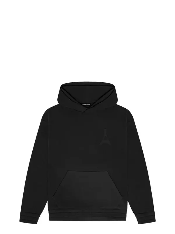 Manière De Voir Victor Eiffel-embossed Hoodie - Black