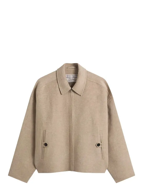 Acne Studios Wool Cashmere Jacket - Oatmeal Melange