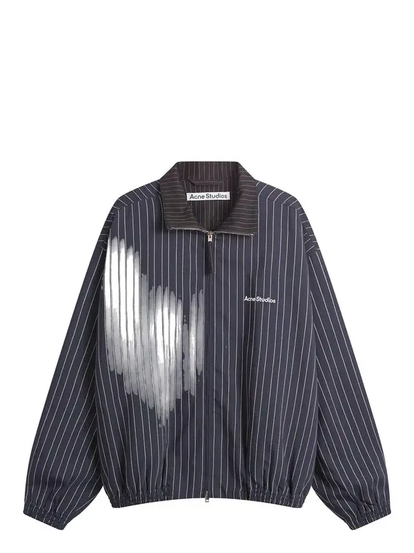 Acne Studios Pinstripe Jacket - Navy/white