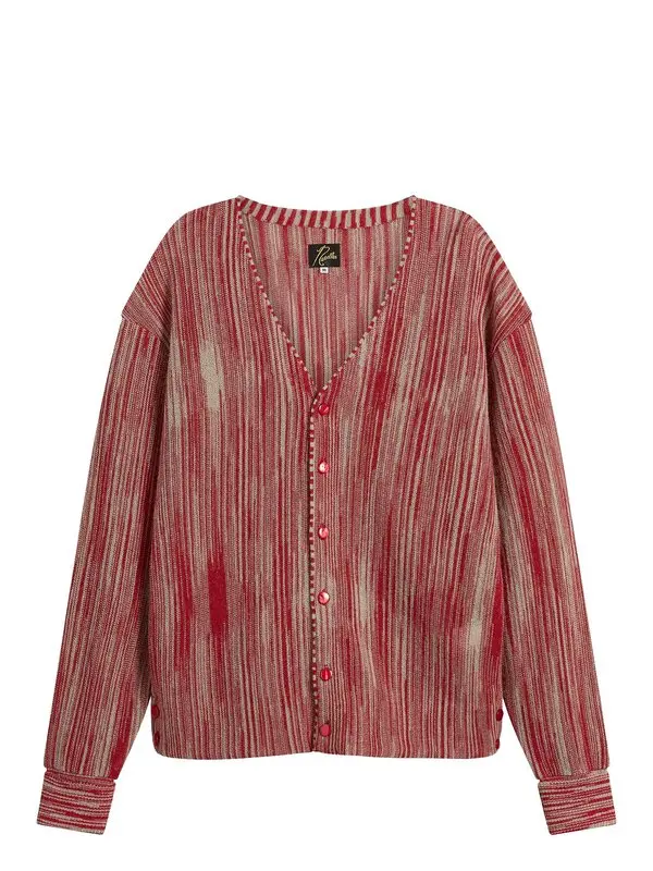 Needles Knit Cardigan - Red