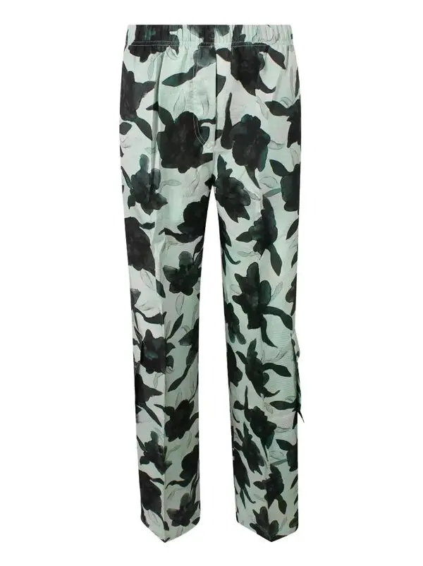 Christian Wijnants Floral-print Trousers - Green