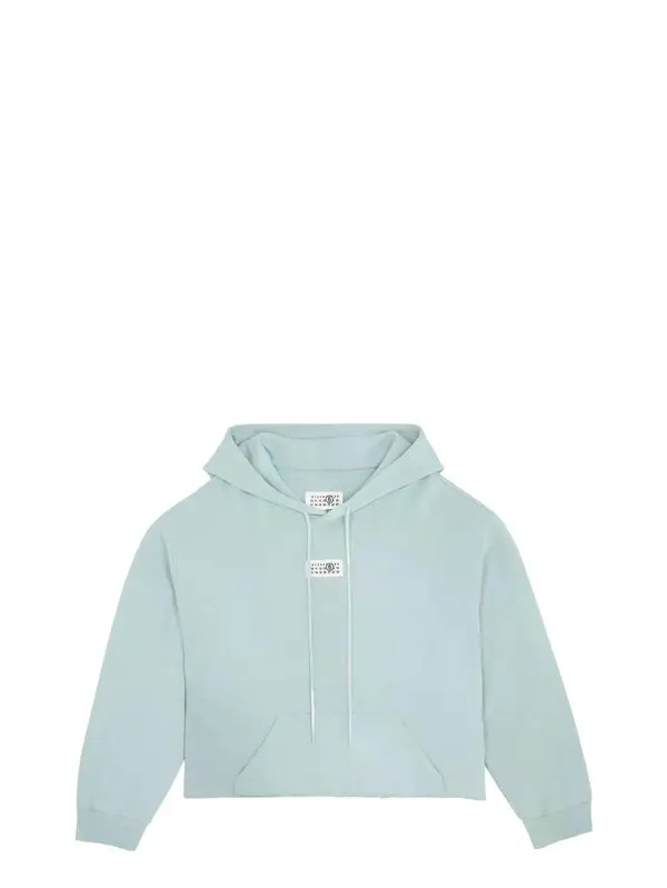 MAISON MARGIELA Raw-hem Hoodie - Blue