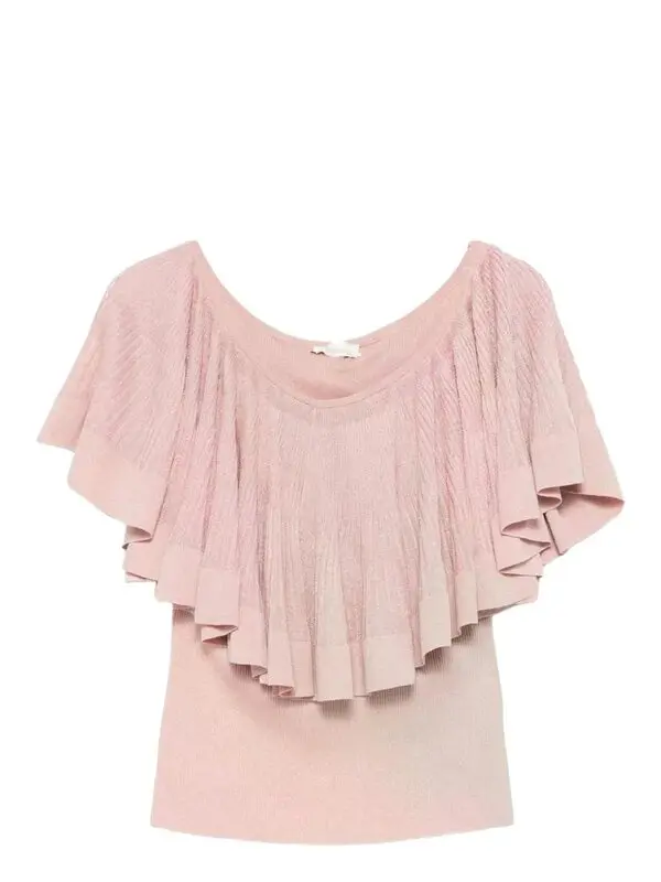 Zimmermann Pleated Top - Pink