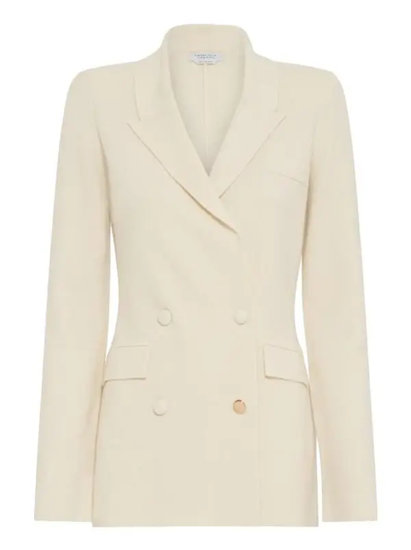Gabriela Hearst Ceto Knit Blazer - Ivory