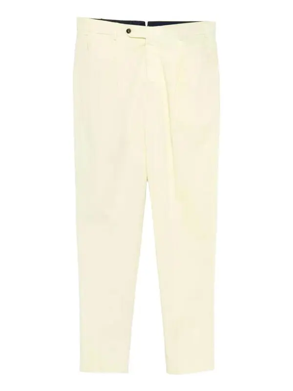 PT TORINO Pleated Trousers - Yellow