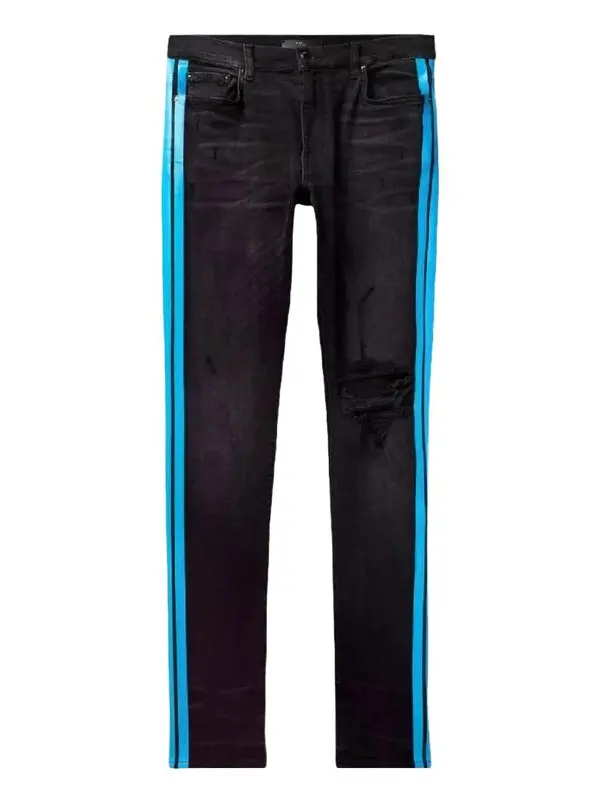 Amiri Side-stripe Jeans - Black
