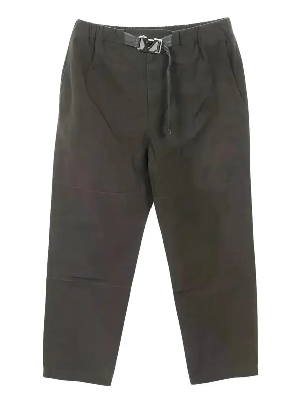 LOUIS VUITTON 2010s -buckle Trousers - Grey