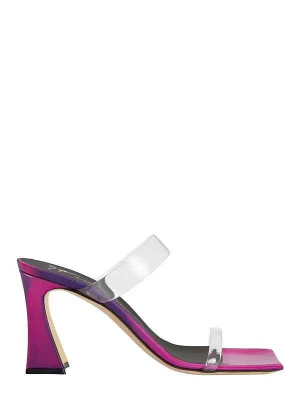 GIUSEPPE ZANOTTI 85mm Faminia Plexi Sandals - Pink