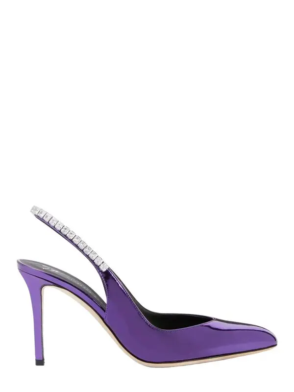 GIUSEPPE ZANOTTI Rachyl 90mm Patent Leather Pumps - Purple
