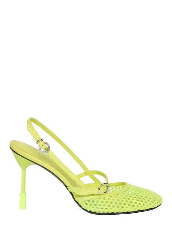 MSGM Round-toe Strap Pumps - Green