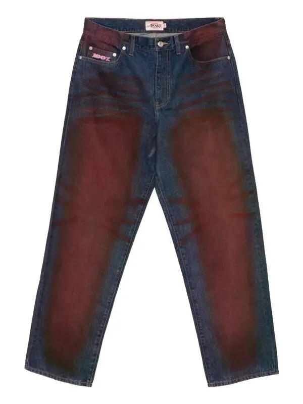 AWAKE NY Orchard Street Baggie Jeans - Red