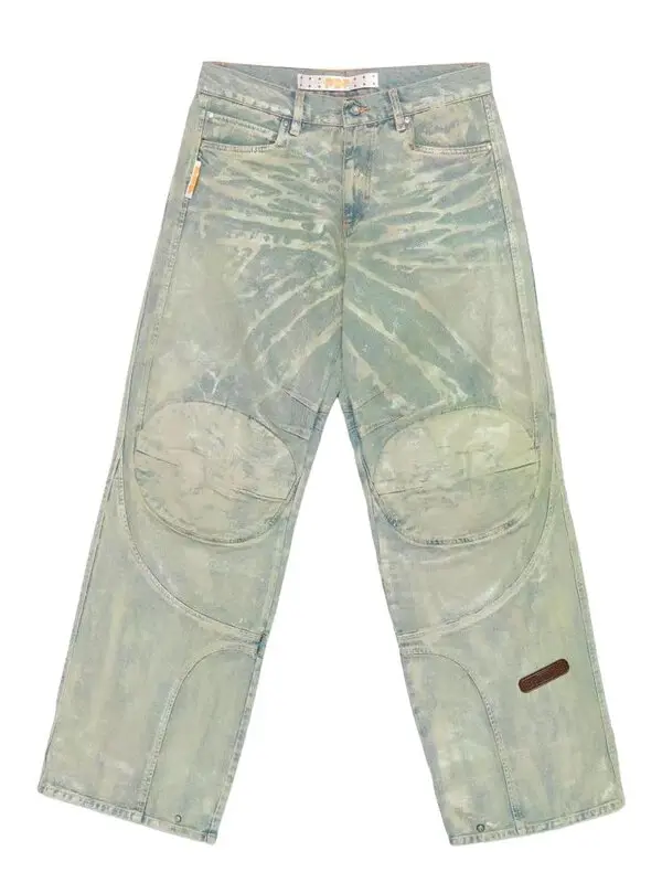 PDF Panelled Jeans - Blue