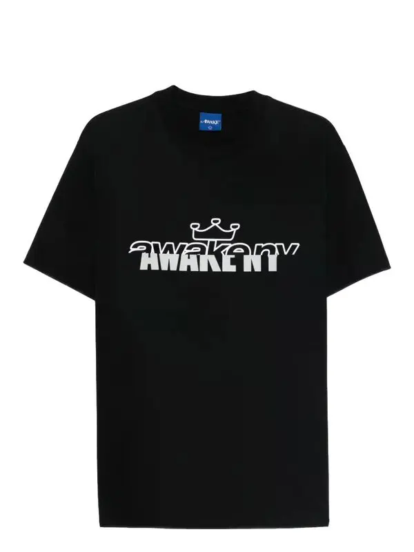 AWAKE NY Headcrack Champs Logo T-shirt - Black