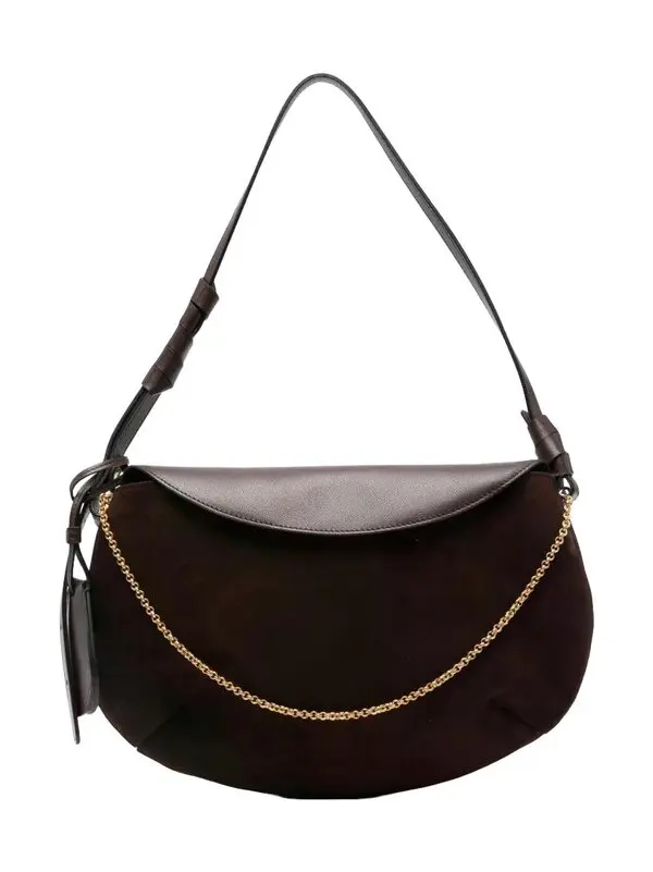 NEOUS Libra Chain-detail Shoulder Bag - Brown