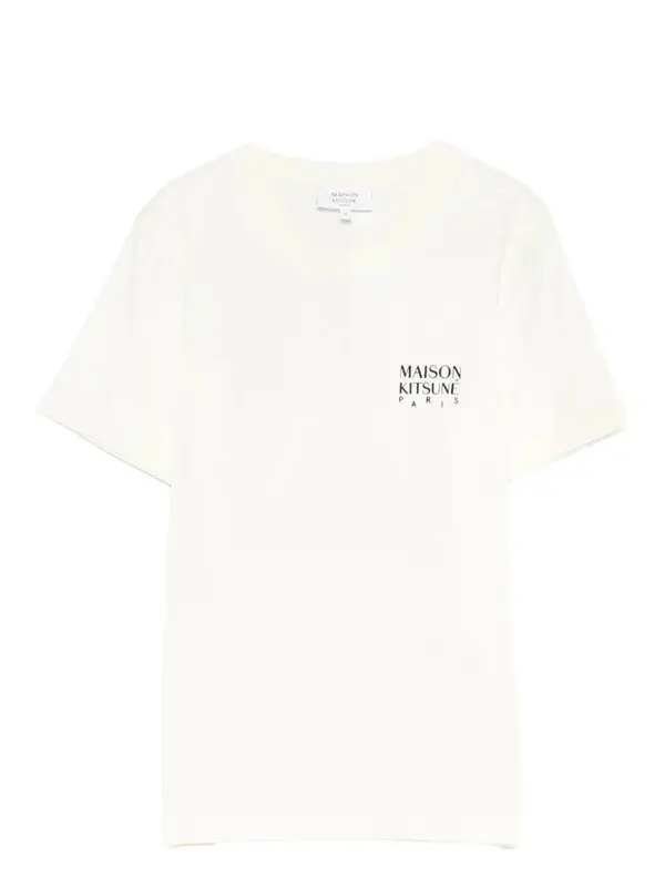 Maison Kitsuné Printed T-shirt - Neutrals