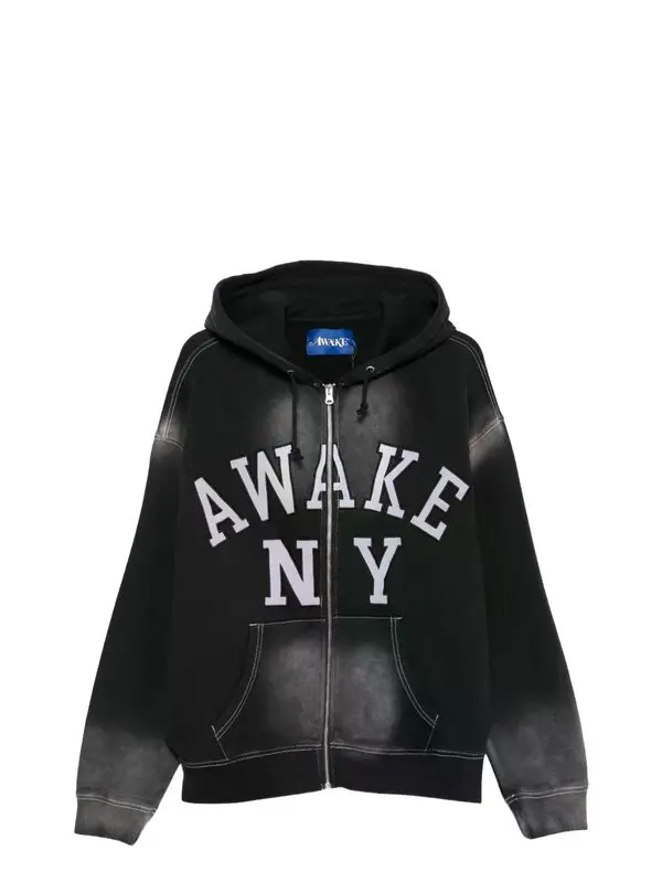 AWAKE NY Zip-up Hoodie - Black