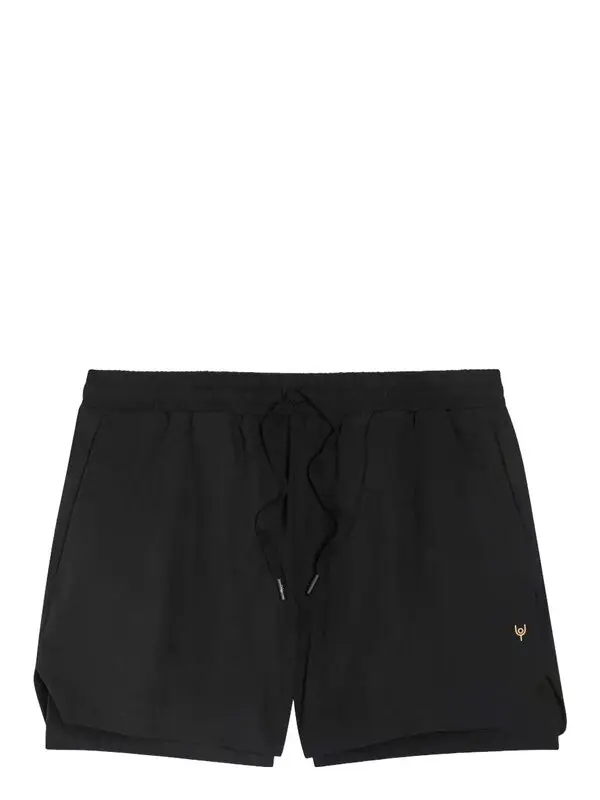 LIVTHELABEL Drawstring Shorts - Black