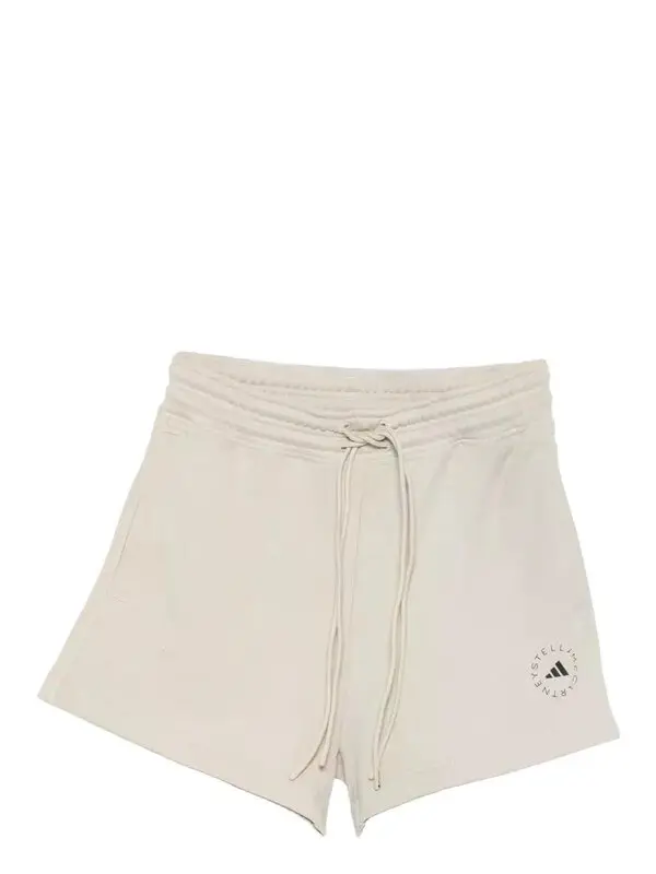 Adidas By Stella McCartney Drawstring-fastening Shorts - Neutrals