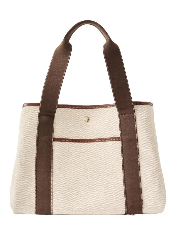Rue De Verneuil Traversée Medium Canvas Tote - Brown