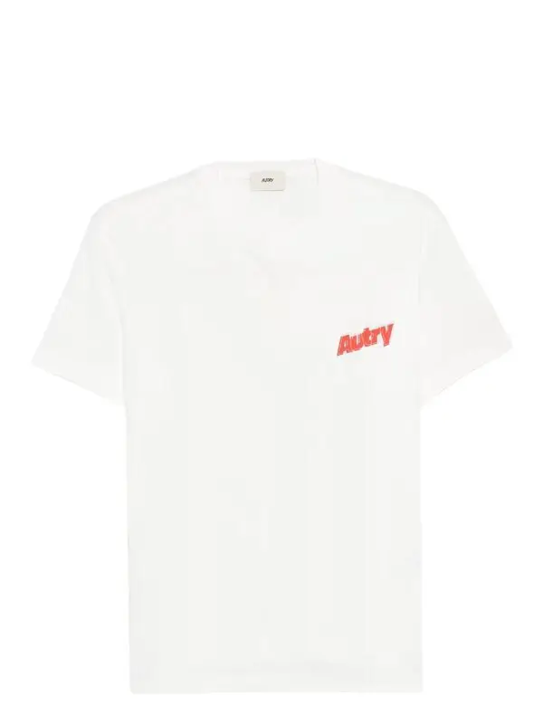 AUTRY Logo-print T-shirt - White