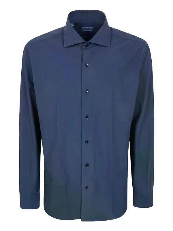 BARBA NAPOLI Button-up Shirt - Blue