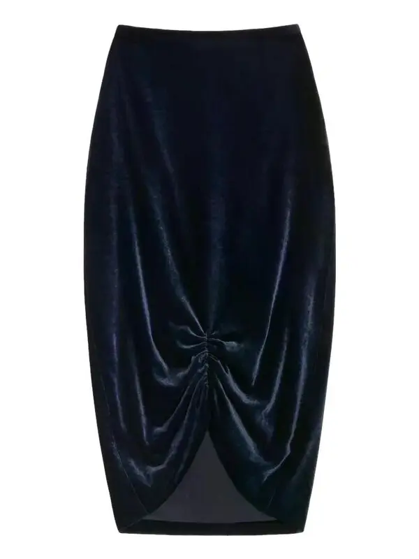 Valentino Garavani Velvet Skirt - Blue