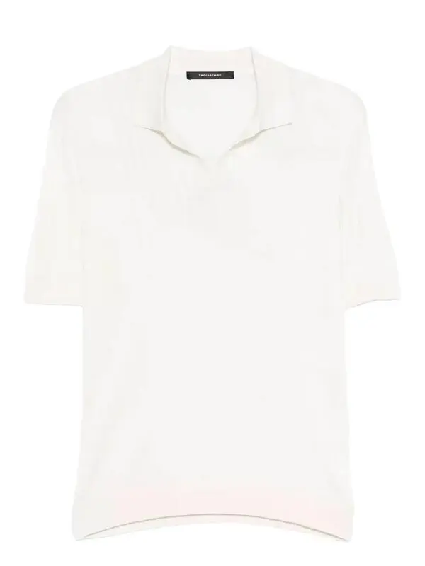 Tagliatore Short-sleeve Polo-collar T-shirt - Neutrals