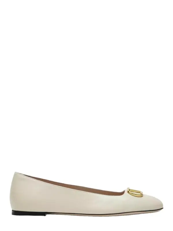 Valentino Garavani Vlogo Ballet Flats - Neutrals